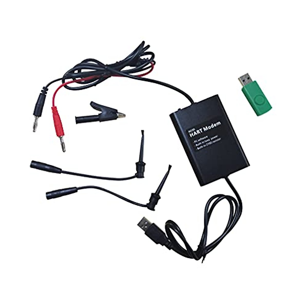 GLTL USB Hart Modem M195 USB to Hart Protocol Modem Hart Transmitter HART Convertor（Applicable to All Hart Instruments/International Version）