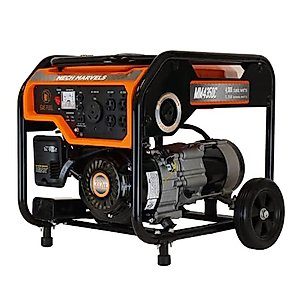 Mech Marvels MM4350C Portable Generator, Orange