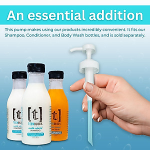 Teenology Conditioner for Teens - Avoid Forehead and Body Acne - Sulfate and Paraben Free, Noncomedogenic, Natural Botanical Extracts, Blueberry Pomegranate Cucumber - 16 oz.