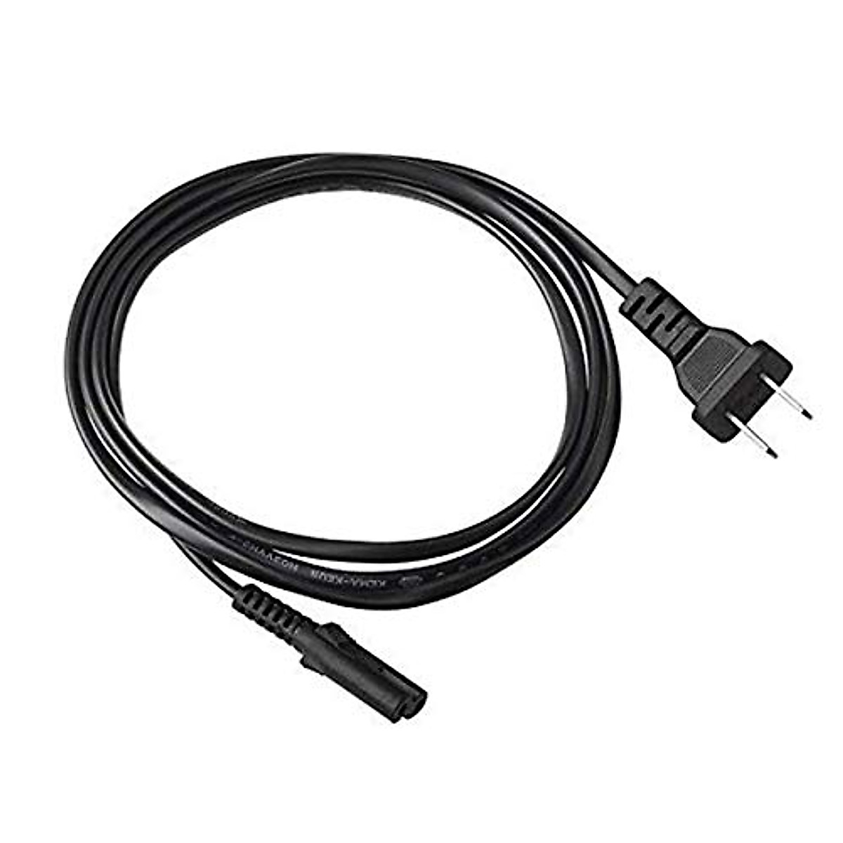 YNCRIS Replacement Power Cable for PS4 Slim and Xbox One S/X - 5 Foot Cord, Black