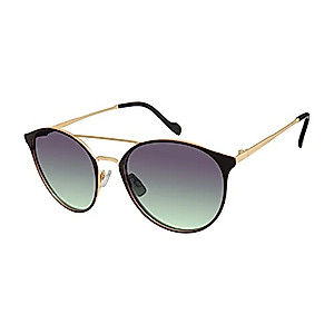 Jessica Simpson Women's J5564 Retro Metal Round Sunglasses with UV400 Protection - Glamorous Sunglasses for Women, 56mm