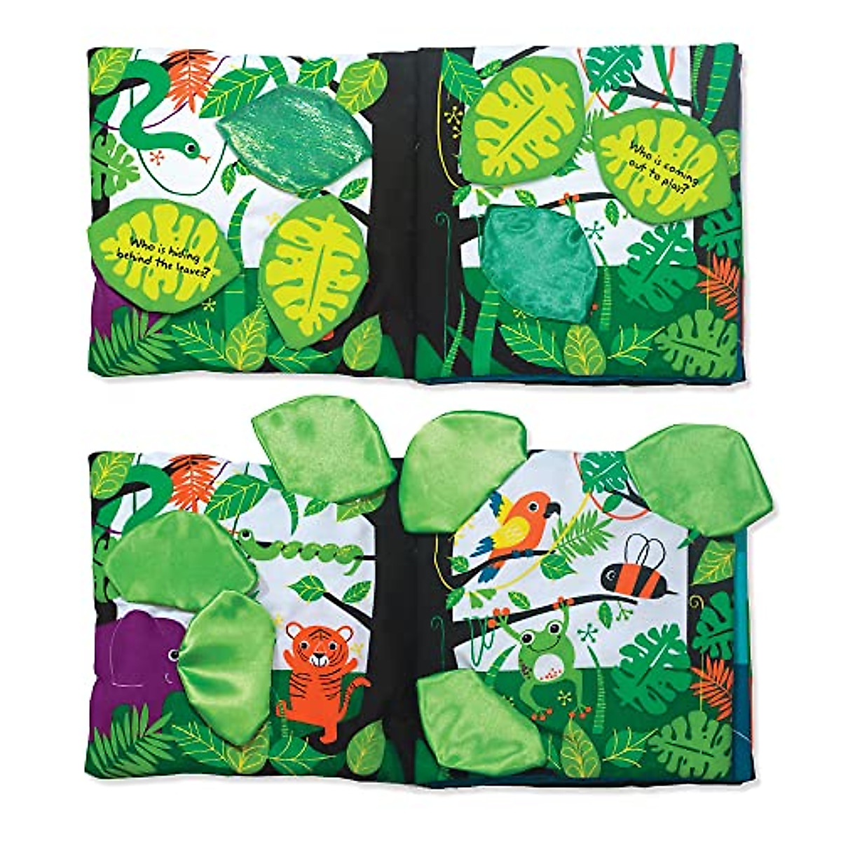 Melissa & Doug Soft Activity Baby Book - The Wonderful World of Peekaboo! - Lift The Flap Busy Book For Toddlers, Sensory Toys For Babies And Toddlers