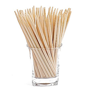Yesland 1000 Pack Candy Apple Sticks - 5.5 Inch 5mm Sturdy Bamboo Sticks for Caramel - Wooden Skewer Sticks for BBQ, Corn Dog, Corn Cob, Cookie, Lollipop & Kabob