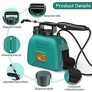 Battery Powered Sprayer 1.58 Gallon-Rechargeable Handle51