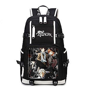 GO2COSY Anime Bungo Stray Dogs Backpack Daypack Student Bag School Bag Bookbag Bagpack