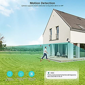 Security Camera Camera 1080P WiFi Solar Camera Outdoor Night Vision PTZ IP Camera With Solar Panel Recharge Battery 2MP CCTV Video Surveillance Cameras Surveillance Camera with Spotlight ( Color : No