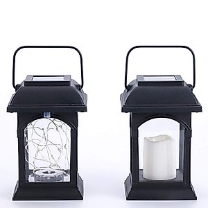 Toxz LED Solar Candle Light Garden Light Outdoor Decorative Landscape Light Led Lawn Light,Solar-Powered Firefly Fairy Light Strap,Warm Light