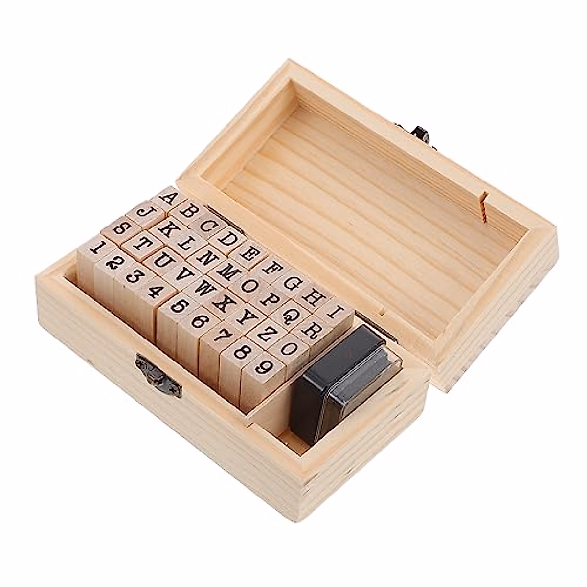 Letter Flash Cards 1 Set Hand Stamp Scrapbook for Stamps Wooden Stamps for Wood DIY Letter Flash Cards Craft Sets Stamps Set Hand Account Stamp Stamper Seals Small Card Kits