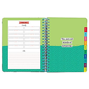 Rise and Shine 17-Month Large Planner AUG 2020-DEC 2021 (Pipsticks+Workman)