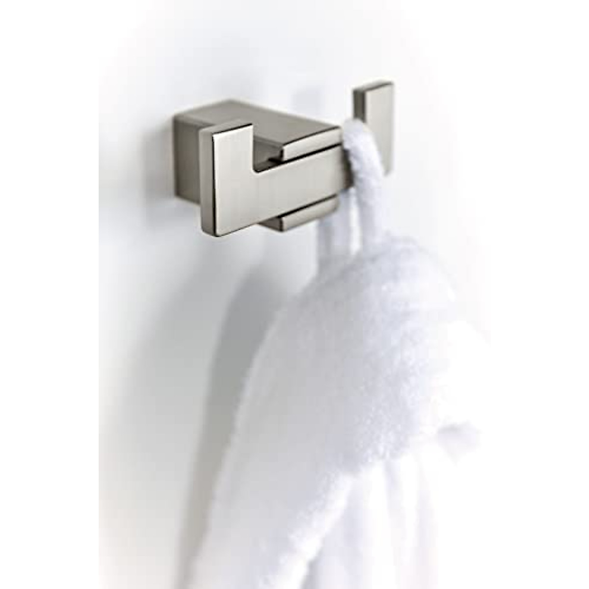 Moen Kyvos Brushed Nickel Double Modern Robe Hook, BP3703BN Small