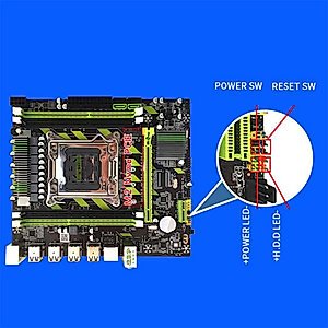 KVSERT X79 Motherboard Set Xeon E5 2640 CPU E5-2640 with LGA2011 Combos 4Pcs X 4GB = 16GB Memory DDR3 RAM PC3 10600R 1333Mhz