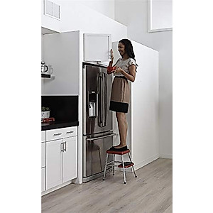 COSCO 11330RED1E Stylaire Retro Two (red, one Pack) Step Stool,