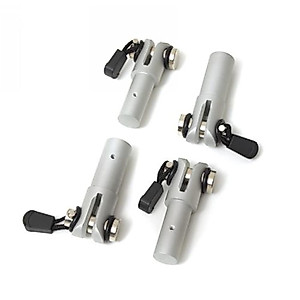Rampage Soft Top Quick Disconnect | 4-Piece Set, Black | 596001 | Fits 1997 - 2006 Jeep Wrangler TJ