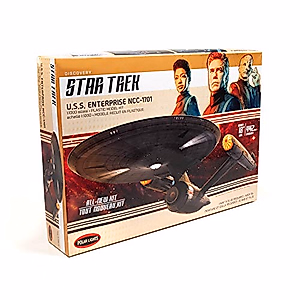 Polar Lights Star Trek Discovery U.S.S. Enterprise 2T 1:1000 Scale Set Prop Replica Model Kit (POL973M)