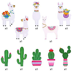 30 Pcs Llama Cactus Hanging Swirl Decorations Whole Llama Fun Llama Fiesta Baby Shower or Birthday Party Hanging Decor For Party Decoration Swirls