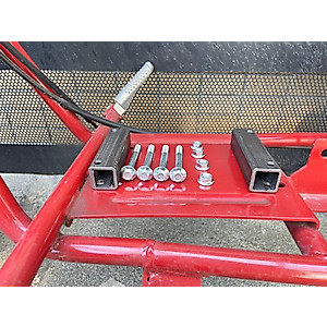 Pinkhatcat Engine Motor Mount Plate Riser square tube 1" x 1" For 4-7 HP engines with 3-1/8" center spacing For Predator 212cc 196cc Go Kart Mini Bike For Coleman Powersports CT200U CT200U-EX BT200X