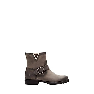 Frye Women's Veronica Shearling Bootie, Grey - 10 M