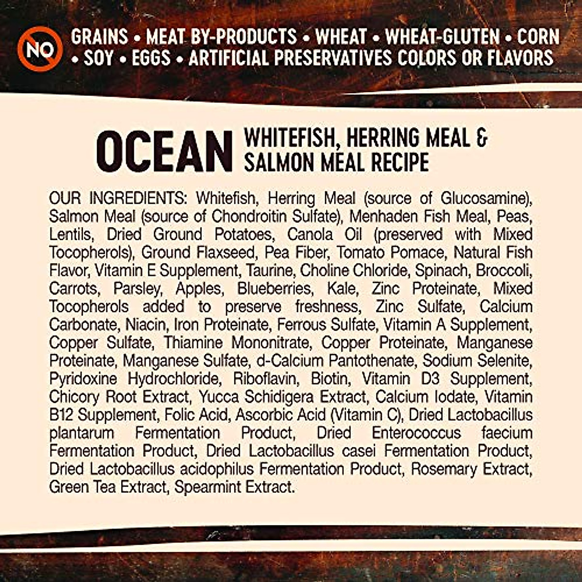 Wellness CORE Grain-Free High-Protein Dry Dog Food, Natural Ingredients, Made in USA with Real Meat, All Breeds, For Adult Dogs (Ocean Whitefish, Herring & Salmon, 26-Pound Bag)