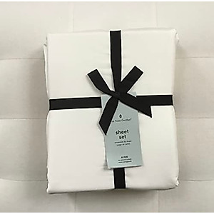West Elm Tencel Sheet Set ~King~*Stone White*~