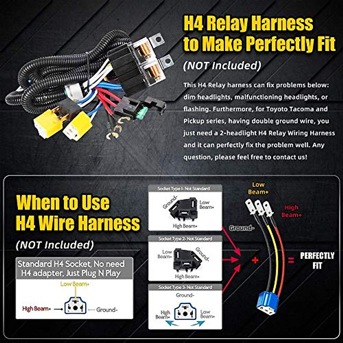 7x6 5x7 LED Lights 2PCS, H6054 LED Lights Rectangle 6054 H5054 Light Hi/Low Sealed Beam for Chevy Blazer Express Van, for Je-ep YJ XJ Cherokee Truck Van