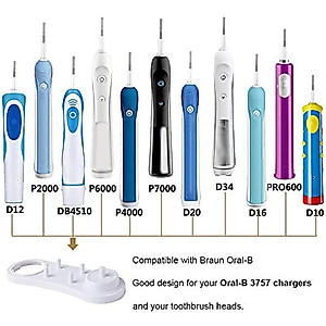 LazyMe Single/Couple Charger Holders Toothbrush heads Holder Compatible for Oral-B, for Oral-B D Series, PRO Series (Couple)