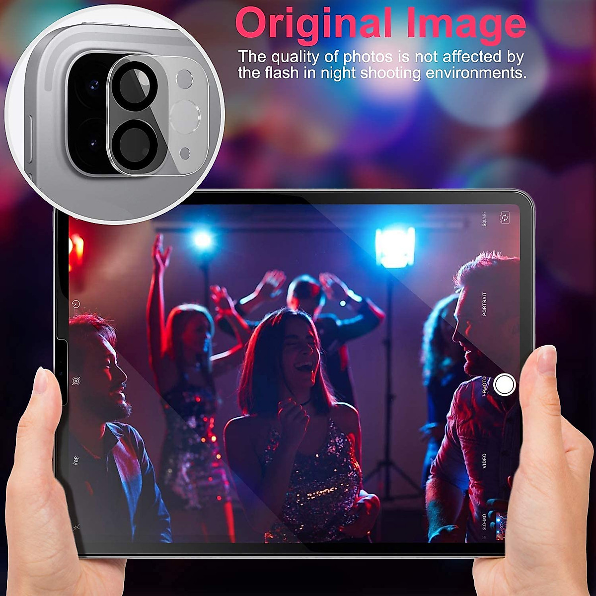 SMAPP [2+2 Pack] Tempered Glass Screen Protector Compatible with iPad Pro 11 inch 2020/2021 2nd/3rd Generation with Camera Lens Protector, HD Clear Easy Installation Apple Pencil/Face ID Compatible