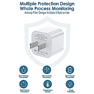 USB C Wall Charger, 2-Pack 20W Fast Charger for iPhone, PD3.0 Compact Charger Block Quick Charging, USB C Power Adapter Compatible with iPhone 13/13 Mini/13 Pro/13 Pro Max/12/12 Pro Max/11, and More