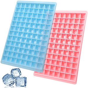 Healvian 2pcs 96 Diamond Ice Cube Tray Ice Making Tray Ice Cube Trays Ice Cubes Maker Ice Cube Mold Ice Mold Ice