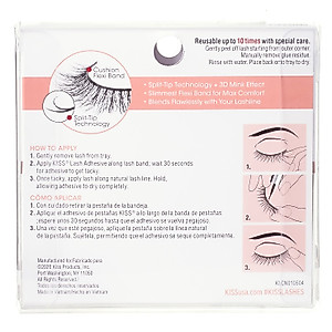 Kiss Lash Couture Naked Drama Lacey (Pack of 3)