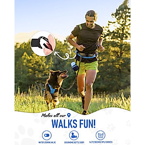 lesotc 2022 Upgraded Pet Water Bottle for Dogs,Dog Water Bottle Foldable,Leak Proof Dog Travel Water Bottle,Dog Water Dispenser,Lightweight & Convenient for Outdoor Walking,Hiking,Travel,BPA Free