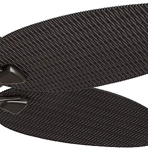 Honeywell Ceiling Fans Duval 52 Inch Ceiling Fan, Quick 2 Hang Indoor/Outdoor Ceiling Fan with Pull Chain, Tri-Mount 5 Blade Tropical Design, ETL Damp Rated, Bronze (50201-01)