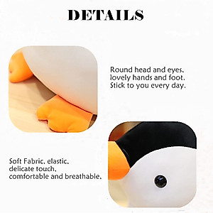 AUCOOMA Penguin Stuffed Animal Plush Gifts for Kids, Stuffed Penguin Plushie Toy, 10"