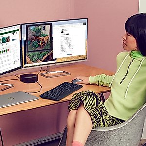 HP M27fq QHD Monitor - 2H4B5AA#ABA - Computer Monitor with 27-inch IPS Display (1440p) - Black Color - Eye-Safe - AMD Freesync Technology - HDMI & VGA - Tilt Adjustment + HDMI Cable