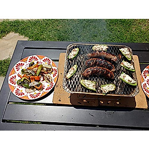 CHARBOX, Fun Pack (1-4 People) Disposable BBQ Charcoal Grill/Portable/Ready to Use/Lasts 3 Hrs!!/Recyclable/Barbecue Grill/Eco Friendly - Great for Camping,Tailgate & Backyard Parties!!!