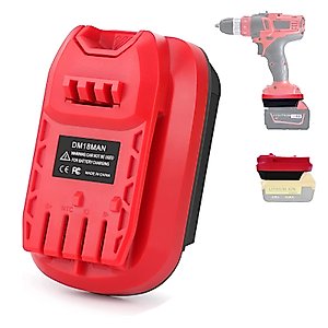 TPDL Adapter for Craftsman V20 Cordless Tools, for DeWalt 20V for Milwaukee M18 Lithium Battery Convert to for Craftsman New 20V Power Tool (Adapter Only)
