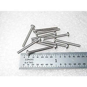 2-56 X 3/4" SCREW PAN HEAD PHILLIPS STAINLESS STEEL - 100 PCS Screws Kit Set