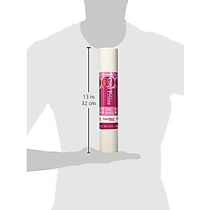 Con-Tact Brand Solid Grip Prints Non-Adhesive Non-Slip Shelf and Drawer Liner, 12-Inches by 5-Feet, Almond (05F-C6B61-06)