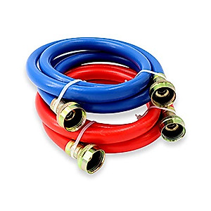 Appliance Pros Washer Inlet Hoses (Reinforced PVC, Pack Qty-1, 6 Foot)