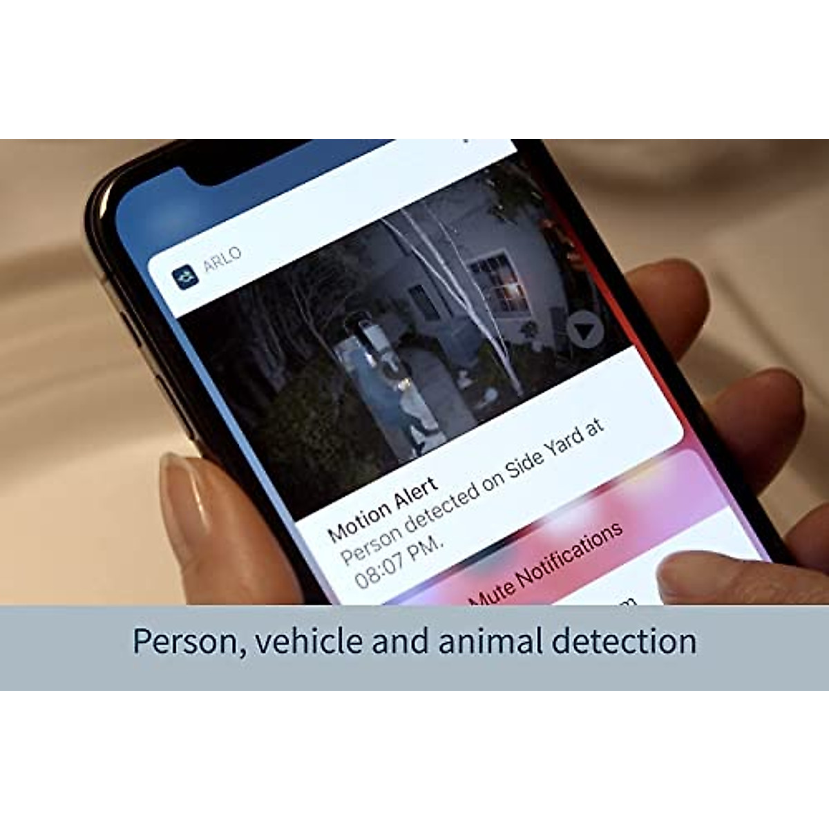 Arlo Pro 4 Spotlight Camera - 1 Pack - Wireless Security, 2K Video & HDR, Color Night Vision, 2 Way Audio, Direct to WiFi No Hub Needed, VMC4050P - White (Renewed)