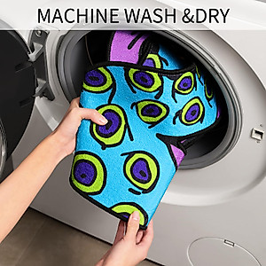 MSTOFFY Cute Tentacle Octopus Small Unique Non Slip Area Rug Door Mat Trendy Preppy Funny Rugs for Living Room Indoor Mat Welcome Doormat Indoor Carpet Funky Decorative Mats