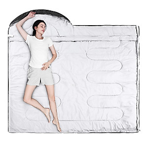 ASHOMELI Camping Sleeping Bag - 4 Season Warm & Cool Weather - Summer, Spring, Fall, Winter, Lightweight, Waterproof Sleeping Bags for Adults & Kids - Camping, Traveling, Indoors and Outdoors