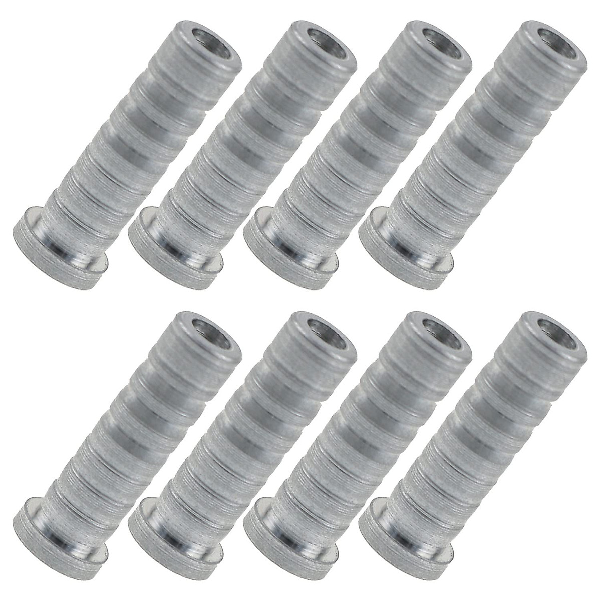 MEETOOT 12pcs Aluminum Carbon Fiber Arrowhead Insert Archery Base Inserts 6.2mm Archery Accessories