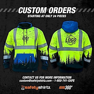 SafetyShirtz SS360 Alaska Safety Hoody ANSI Class 3 L