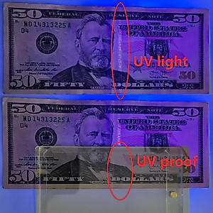 LRANFOW 6 Pack 55pt Magnetic Trading Card Holder Hard Card Case with UV Resistant for Cards