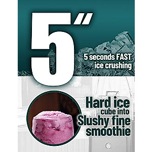 WantJoin Professional Commercial Blender With Shield Quiet Sound Enclosure 2200W Industries Strong and Quiet Professional-Grade Power, Self-Cleaning, Black