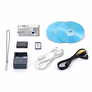 Canon Powershot SD20 5MP Ultra Compact Digital Camera (Silver)