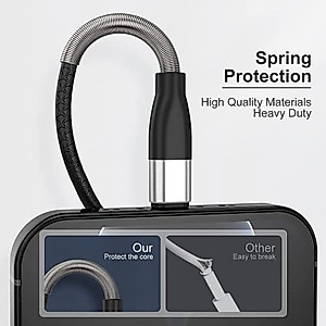 for iPhone Charger 6 feet,6ft USB iPhone Charging Cable Cords,Long Apple Phone Charging Cord Lightning Cable 6 Ft for [Apple MFi Certified] Apple Products-iPhone 12 11/11Pro/11Max/X/XS/XR/8/SE(2Pack