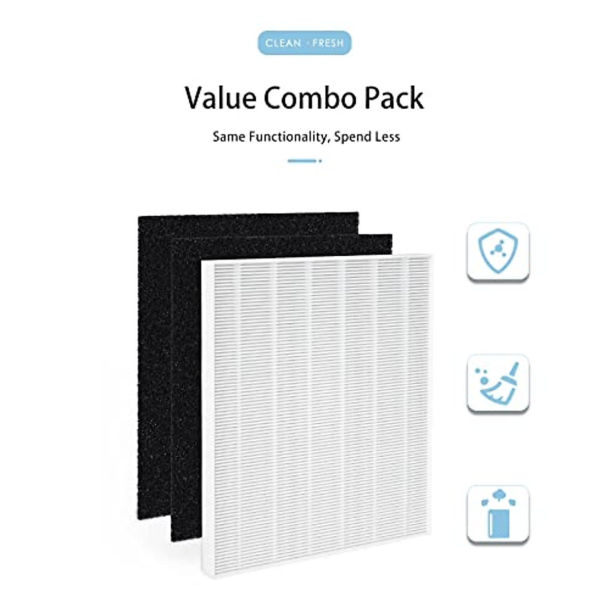 Fil-fresh Airmega AP-1512HH Filter Replacement for Coway Air Purifier