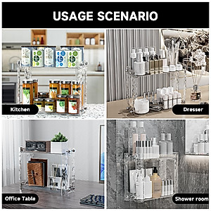 Makeup Organizer,Vanity Wall Mounted,Bathroom Countertop Tray,Cosmetic Tray,Cosmetic Organizer Holder,Bathroom Organizer,Bathroom Counter Stand,Countertop Organizer