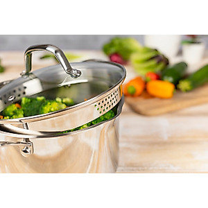 KUHN RIKON Allround Plus Stainless Steel Cooking Pot 3.7 L Diameter 20 cm